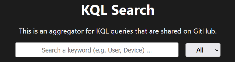 KQL Search – Ugur Koc